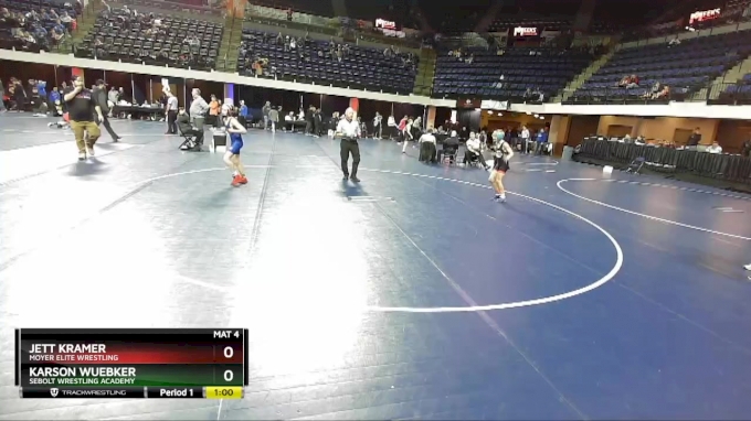 90 lbs Cons. Round 4 - Karson Wuebker, Sebolt Wrestling Academy vs Jett ...