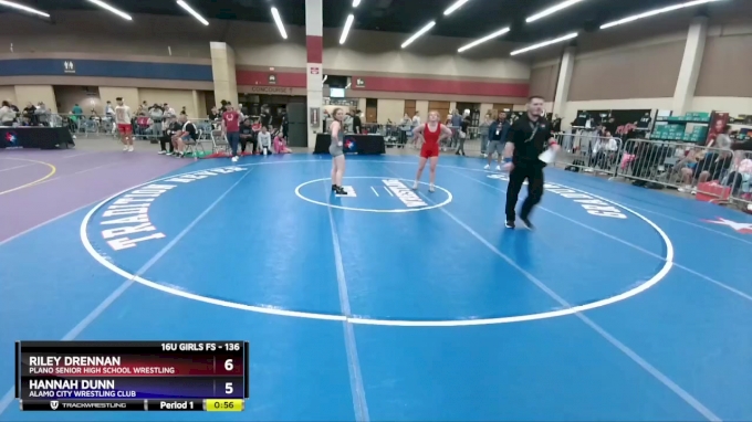 136 lbs 2nd Place Match - Riley Drennan, Plano Senior High School ...