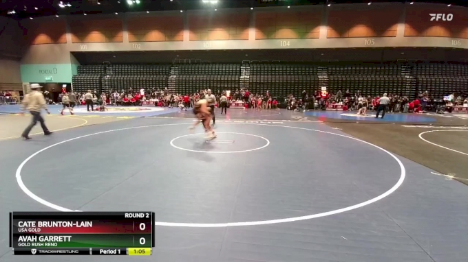 111-118 lbs Round 2 - Avah Garrett, Gold Rush Reno vs Cate Brunton-Lain ...