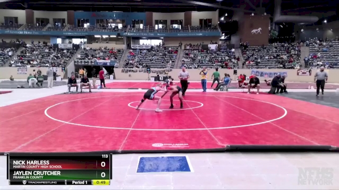 113 lbs Cons. Round 1 - Nick Harless, Martin County High School vs ...