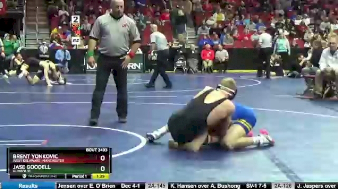 2A-152 lbs Cons. Round 4 - Brent Yonkovic, West Delaware, Manchester vs ...