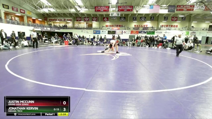 165 lbs 1st Place Match - Jonathan Kervin, Indiana Tech vs Justin ...