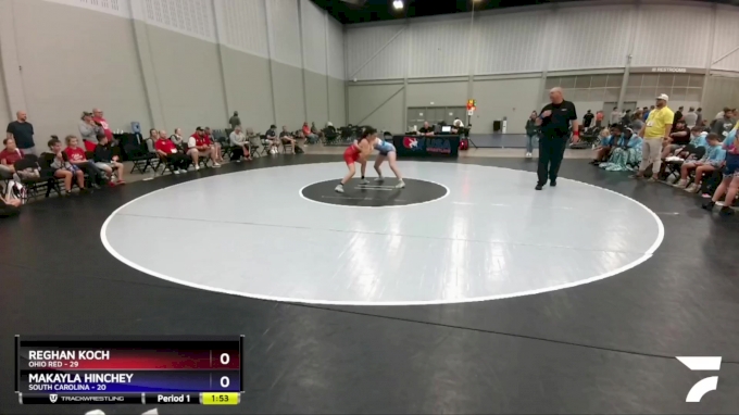 136 lbs Round 7 (10 Team) - Reghan Koch, Ohio Red vs Makayla Hinchey ...