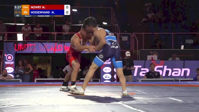 55 kg - Max Nowry, USA vs Mohammad Hosseinvand, IRI