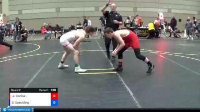 129 lbs Round 2 - Jager Corliss, Unattached vs Sammy Spaulding ...