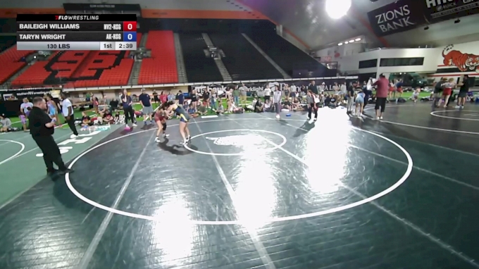 130 lbs Baileigh Williams, Nevada 2 HS Girls vs Taryn Wright, Alaska HS ...
