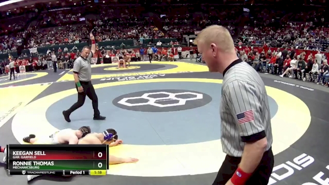 D3-190 lbs Semifinal - Keegan Sell, Gar. Garfield vs Ronnie Thomas ...