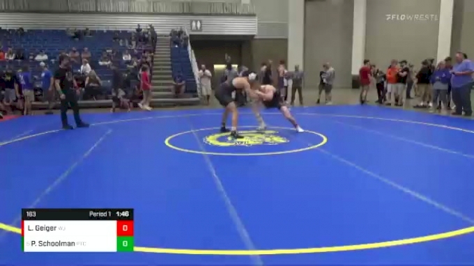 163 lbs Champ. Round 1 - Parr Thomas Schoolman, Poeta Training Center ...