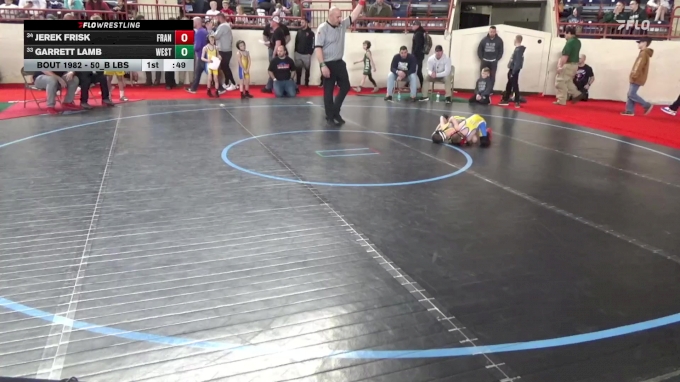 50_B lbs Consi Rd 1 32 #2 - Jerek Frisk, Franklin Regional vs Garrett ...