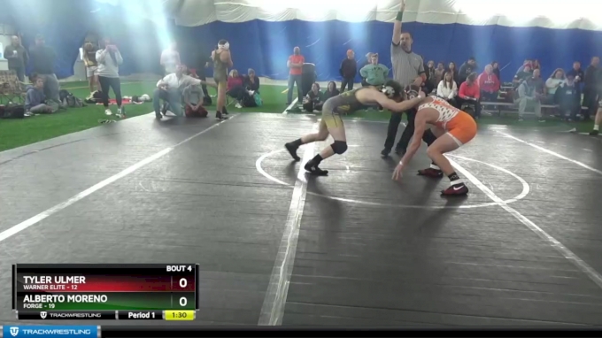 138 lbs Round 1 (8 Team) - Alberto Moreno, Forge vs Tyler Ulmer, Warner ...