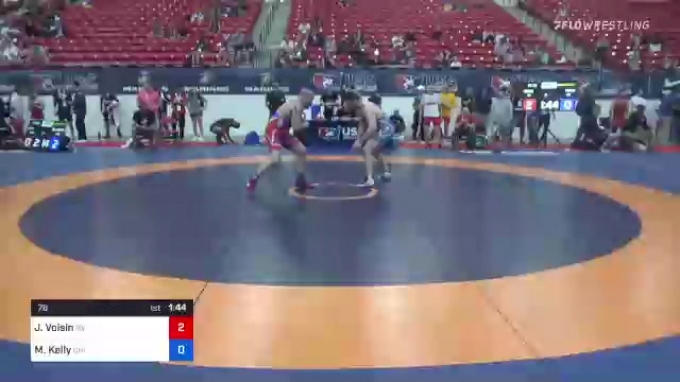 78 lbs Semifinal - Joe Voisin, Nevada vs Michael Kelly, Chicago ...