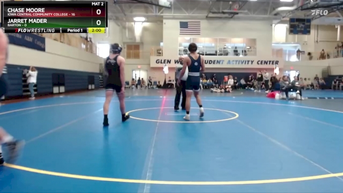 157 lbs Round 1 (6 Team) - Kayden Blake, Barton vs Chance Davis, Iowa ...
