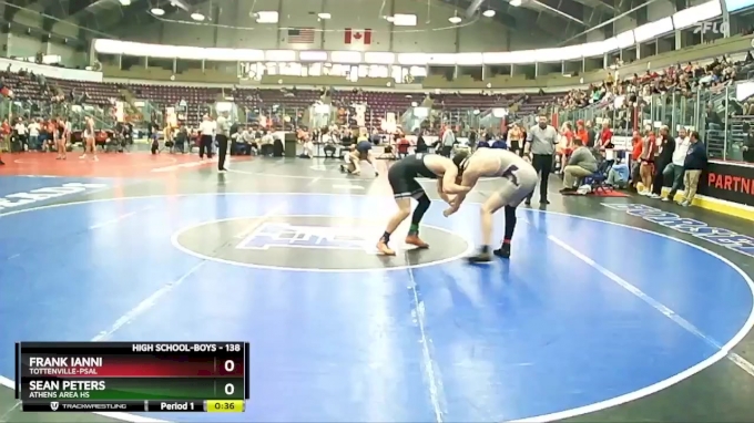 138 lbs Cons. Round 3 - Sean Peters, Athens Area Hs vs Frank Ianni ...
