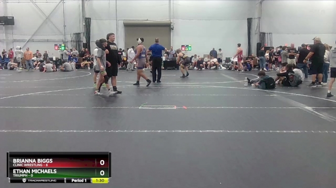 106 lbs Semis (4 Team) - Ethan Michaels, Triumph vs Brianna Biggs ...