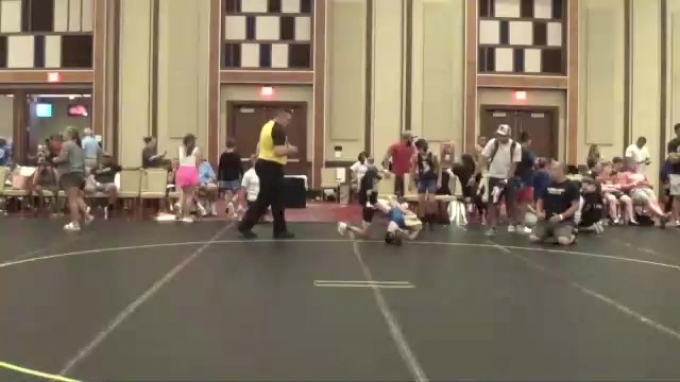 70 lbs Semifinal - Adam Hagenbuch, American Dream vs Jared Haddock Jr ...