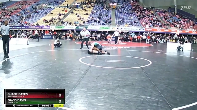 174 lbs Placement (4 Team) - Shane Bates, Indianapolis vs David Davis ...