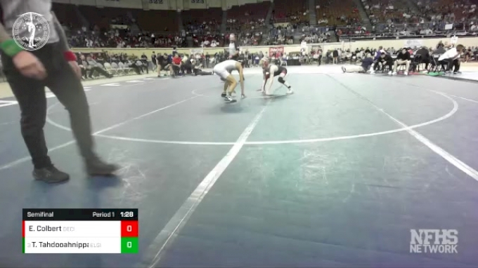 5A-106 lbs Semifinal - Talon Tahdooahnippah, ELGIN vs Evan Colbert, DEL ...