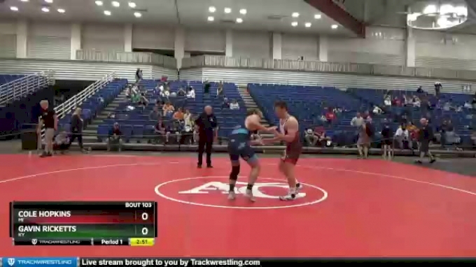 170 lbs Quarterfinal - Cole Hopkins, MI vs Gavin Ricketts, KY