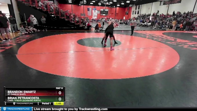 215 lbs Champ. Round 2 - Brian Petrancosta, Carol Stream (GLENBARD ...