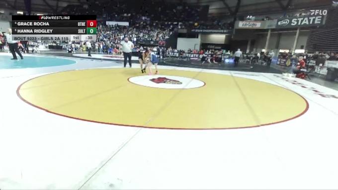 Girls 2A 115 lbs Cons. Round 3 - Grace Rocha, Othello (Girls) vs Hanna ...