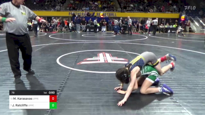 78 lbs Rd 7 - Consi-semis - Marina Karasavas, Upper Darby vs Josie ...