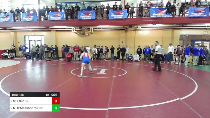 132 lbs Consi Of 16 #2 - Michael Follo, Pinkerton Academy vs Nicolas D ...