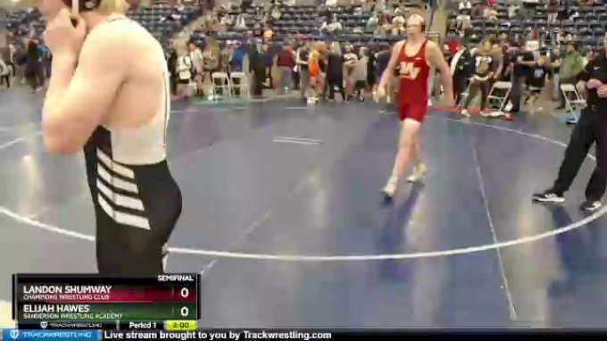 160 lbs Semifinal - Landon Shumway, Champions Wrestling Club vs Elijah ...
