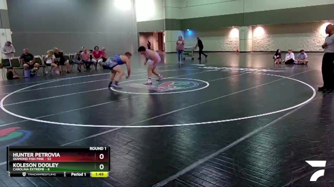 220 lbs Round 1 (6 Team) - Hunter Petrovia, Diamond Fish Pink vs ...