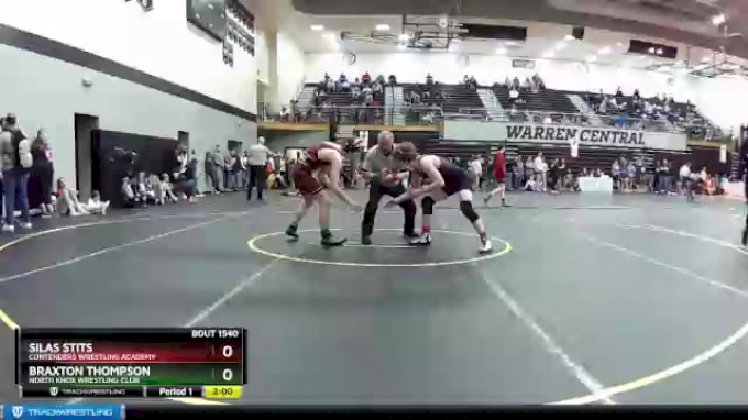152 lbs Quarterfinal - Braxton Thompson, North Knox Wrestling Club vs ...