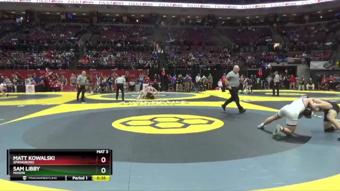 D1-175 lbs Cons. Round 2 - Sam Libby, Mason vs Matt Kowalski, Springboro