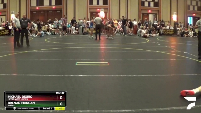 220 lbs Semifinal - Brenan Morgan, Aliens vs Michael Diorio, Metro West ...