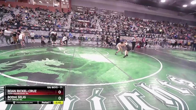 71 lbs 1st Place Match - Roan Rickel-Cruz, Team Aggression WC vs Bodhi ...