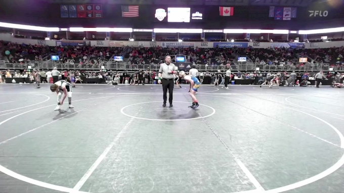115 lbs Quarterfinal - Luke Cline, Team Hammer Academy vs Kolbe Hansen ...