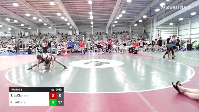 160 lbs Rr Rnd 2 - Spencer LeClair, Ragin Raisins Concord vs Jack Iledo ...