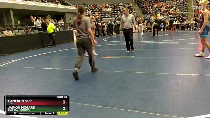 110 lbs Champ. Round 1 - Cameron Sipp, 2TG vs Jaimon Mogard, CIWC Team ...