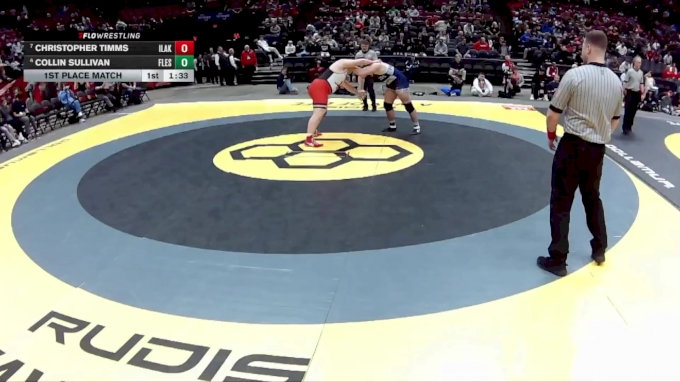 D3-285 lbs 1st Place Match - Collin Sullivan, Fairless vs Christopher ...