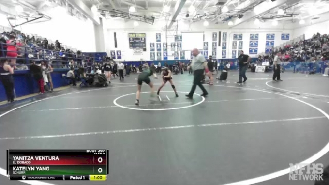 100 lbs Cons. Round 2 - Yanitza Ventura, El Dorado vs Katelyn Yang, Schurr