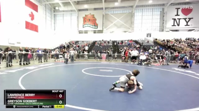 50 lbs Cons. Round 2 - Greyson Goebert, Clyde-Savannah Youth Wrestling ...