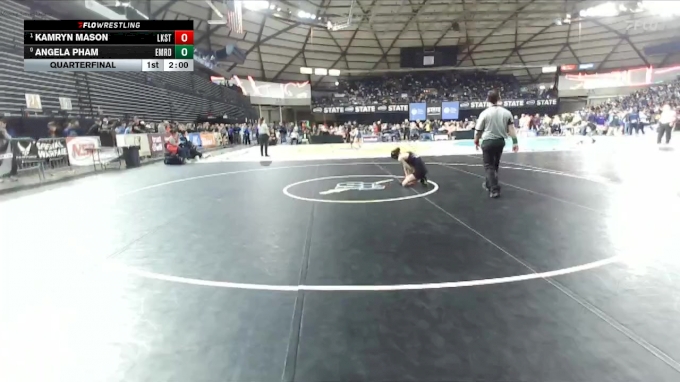 Girls 4A 110 lbs Quarterfinal - Kamryn Mason, Lake Stevens (Girls) vs ...