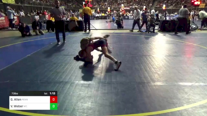 73 lbs Consy 6 - Gianna Allen, Penn Trafford vs Violet Weber, Mt. Lebanon