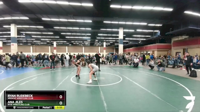 102-103 lbs Round 3 - Ryan Rudebeck, Wildcat Wrestling Club vs Ana ...