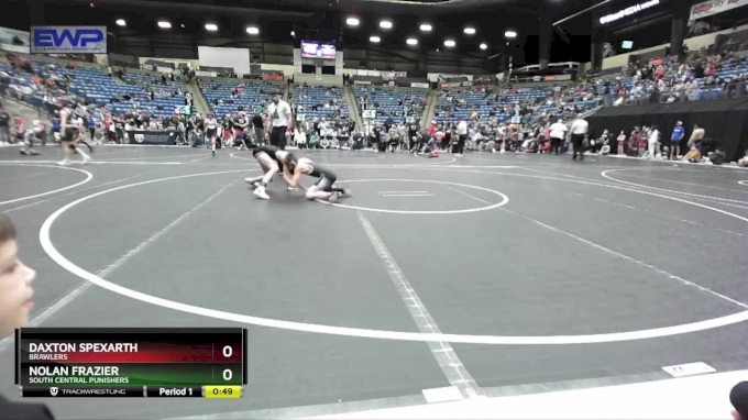 88 lbs Cons. Round 4 - Daxton Spexarth, Brawlers vs Nolan Frazier ...