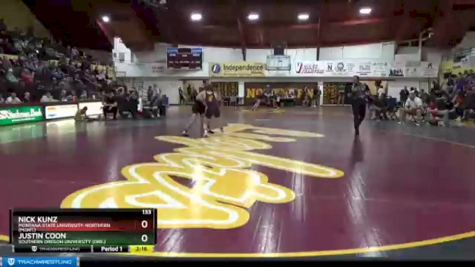 133 lbs 3rd Place Match - Nick Kunz, Montana State University-Northern ...