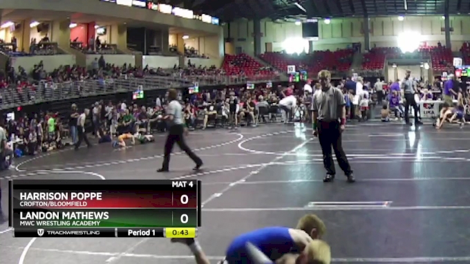 95 lbs Cons. Semi - Harrison Poppe, Crofton/Bloomfield vs Landon ...