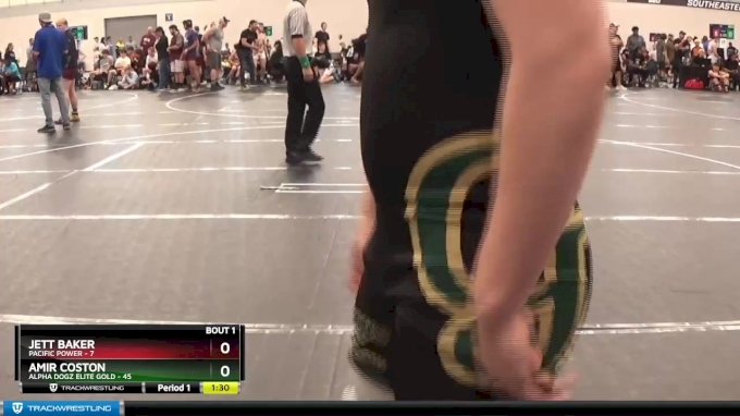 170 lbs Round 1 (6 Team) - Amir Coston, Alpha Dogz Elite Gold vs Jett ...