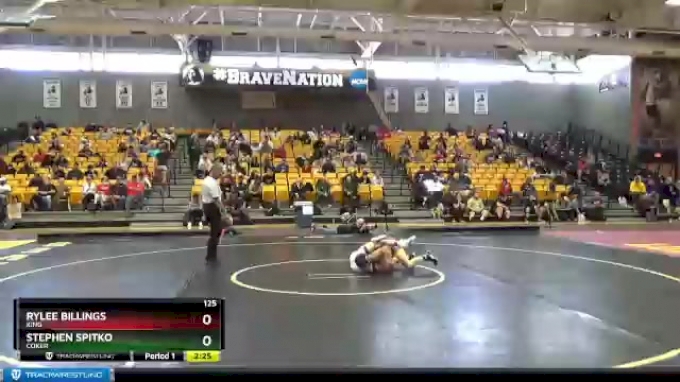 125 lbs Quarterfinal - Rylee Billings, King vs Stephen Spitko, Coker
