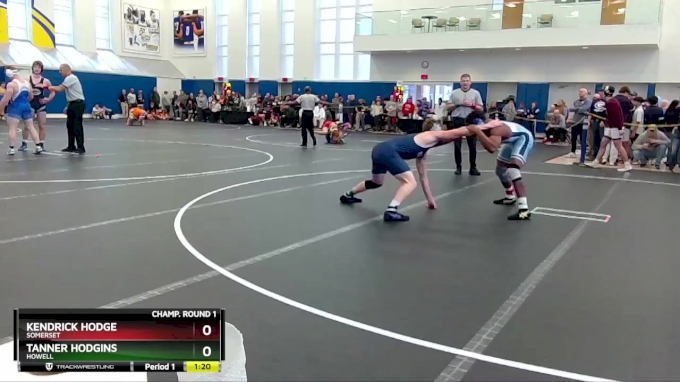 165 lbs Champ. Round 1 - Tanner Hodgins, Howell vs Kendrick Hodge, Somerset