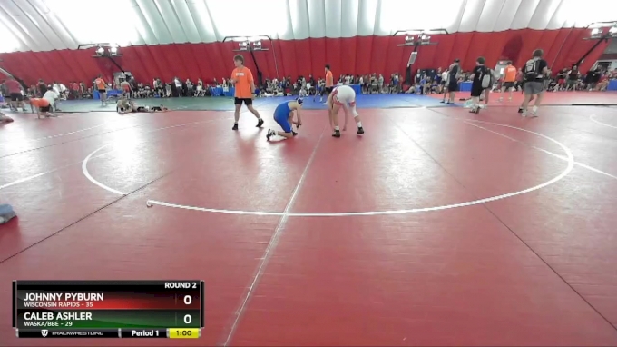 135-135 lbs Round 2 - Johnny Pyburn, Wisconsin Rapids vs Caleb Ashler ...