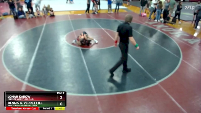 83 lbs 1st Place Match - Jonah Karow, MN Elite Wrestling Club vs Dennis ...