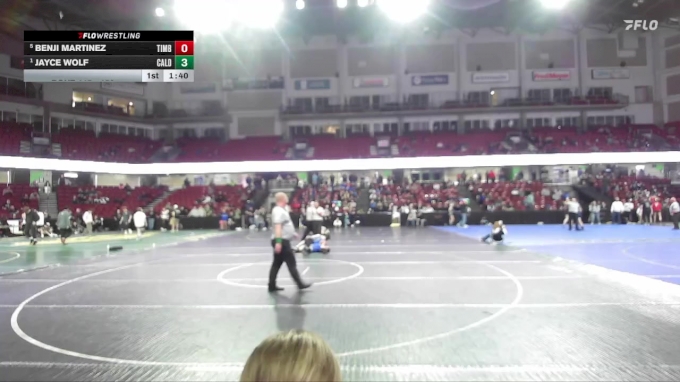 150 lbs Semifinal - Jayce Wolf, Caldwell vs Benji Martinez, Timberline